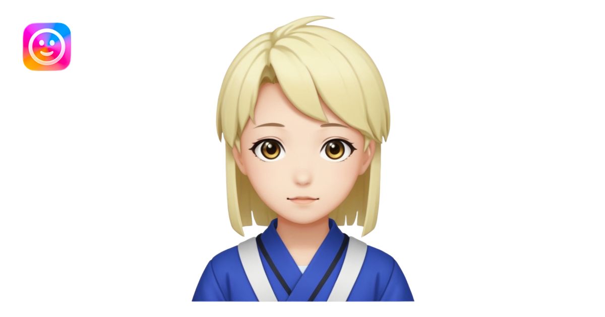 Matara kan (anime style vtuber) emoji | AI Emoji Generator
