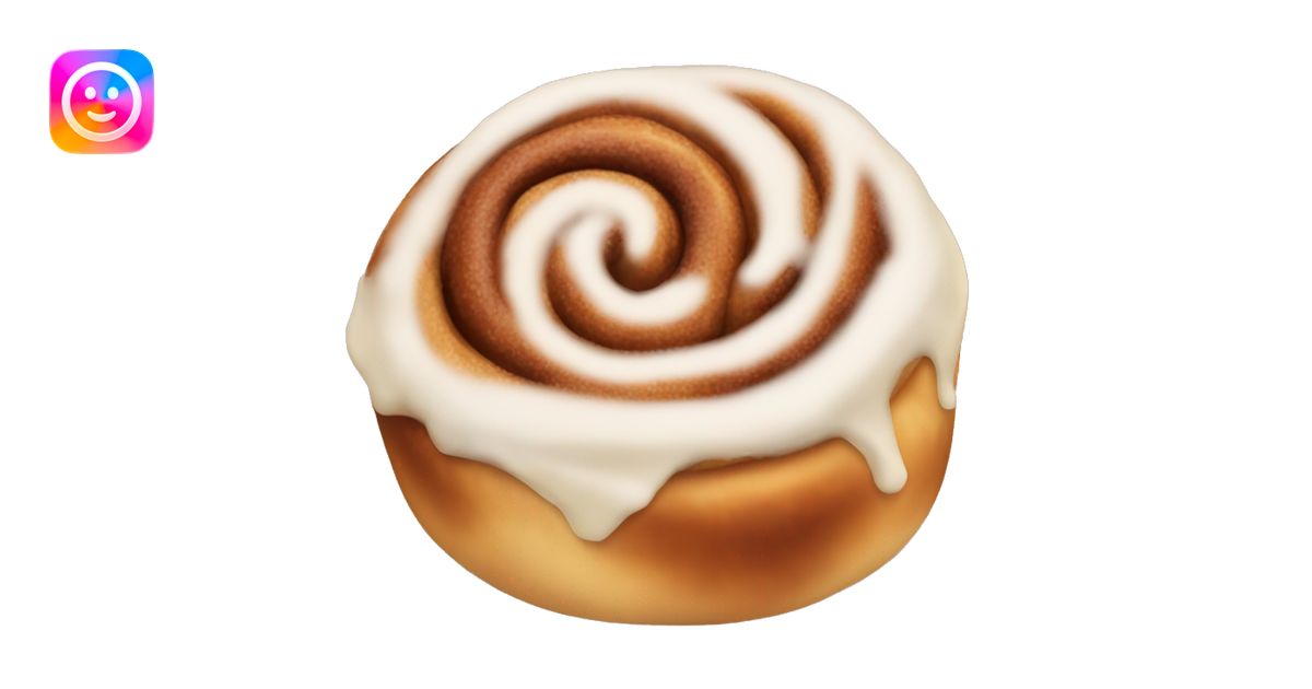 Cinnamon bun emoji | AI Emoji Generator