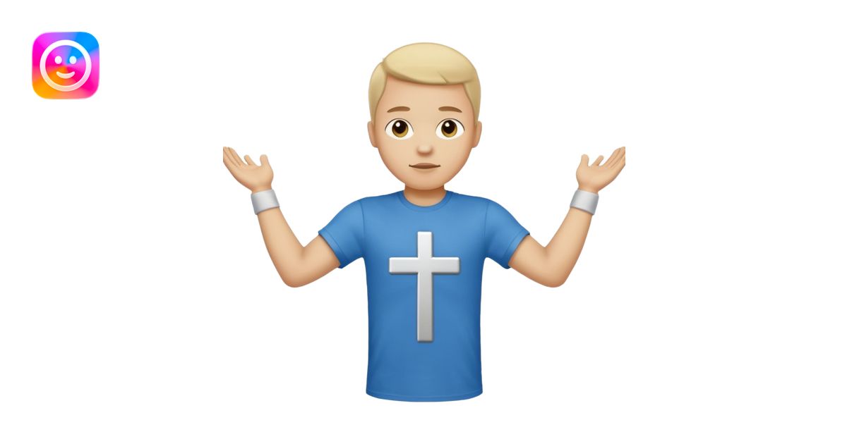 A person with the arms opened and extended forming a cross with their ...