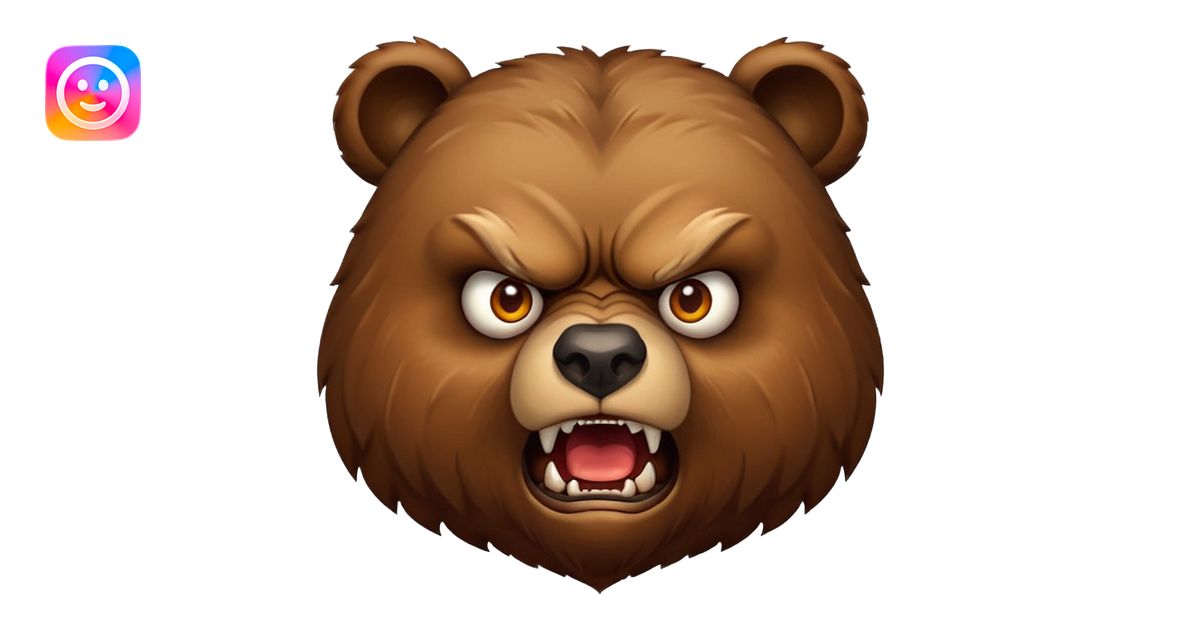 bear animal face emoji | AI Emoji Generator