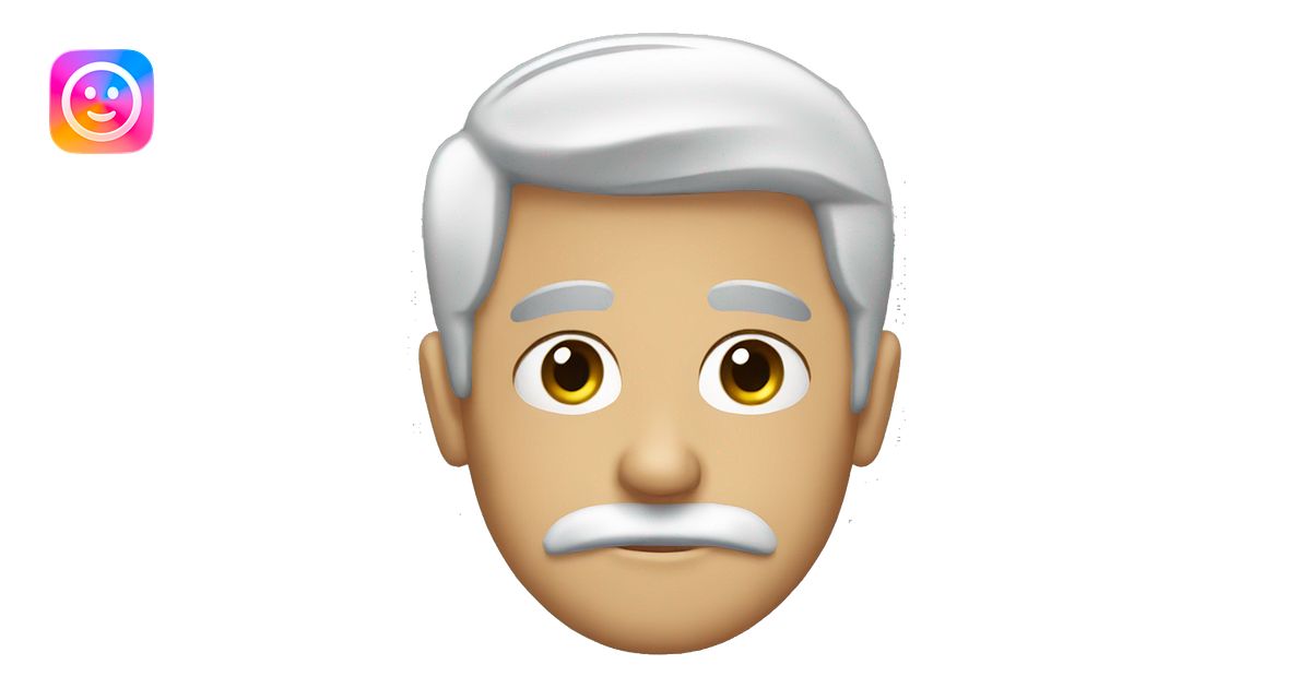 Steven Miller with small mustache emoji | AI Emoji Generator