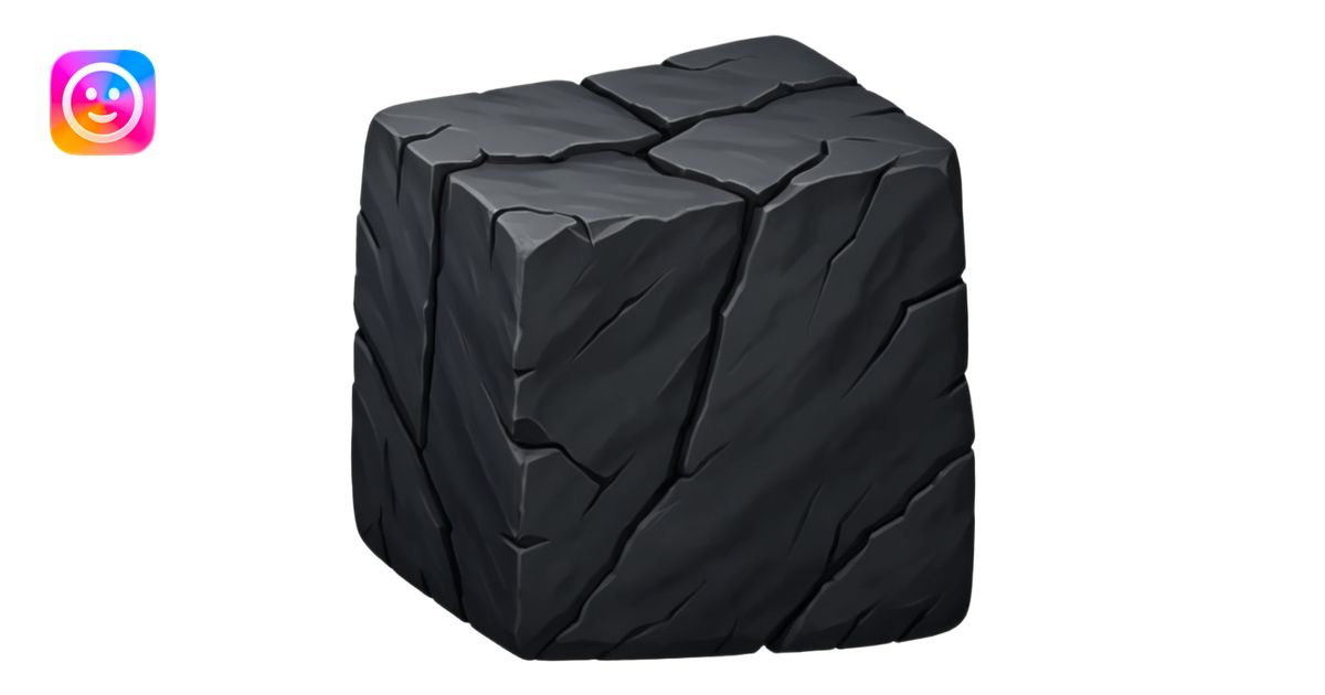 coal emoji | AI Emoji Generator