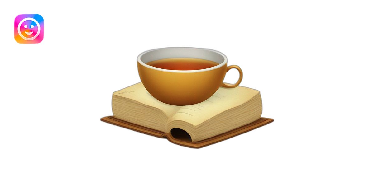 Tea tome gossip emoji | AI Emoji Generator