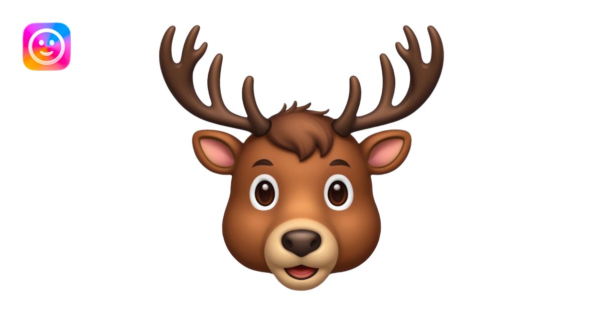 reindeer face emoji | AI Emoji Generator