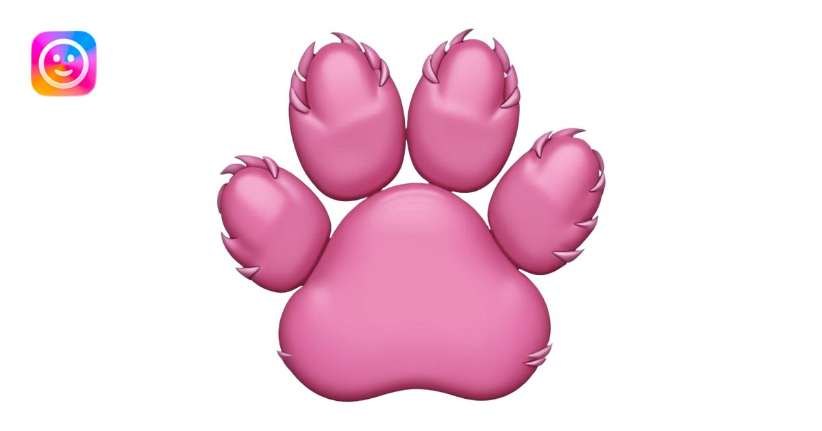 cat paw emoji | AI Emoji Generator