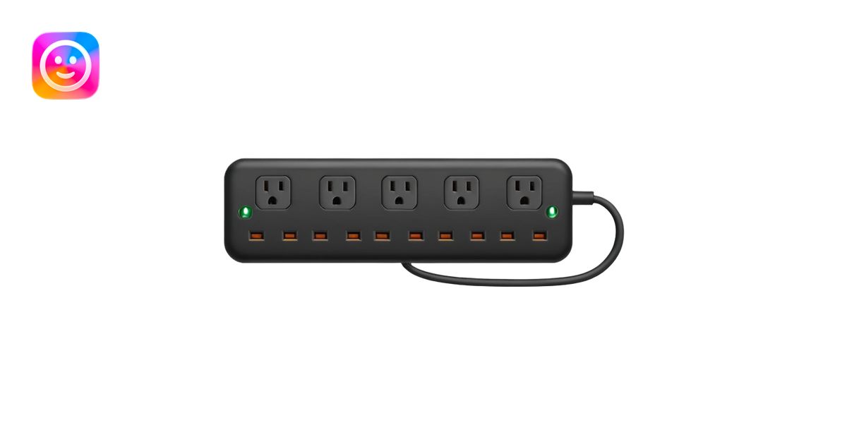 3 way power strip emoji | AI Emoji Generator