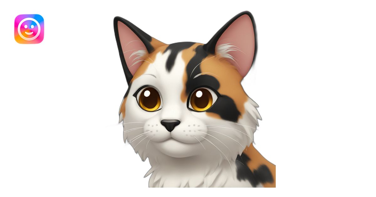 kemono calico cat emoji | AI Emoji Generator
