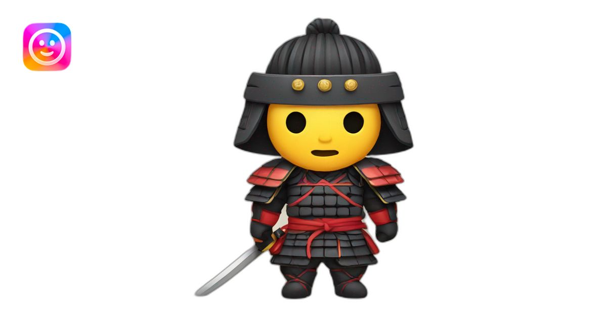 Samurai emoji | AI Emoji Generator