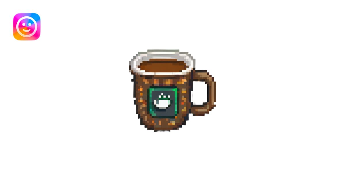 Coffee cup with code symbols, programming logo illustration | AI Emoji ...