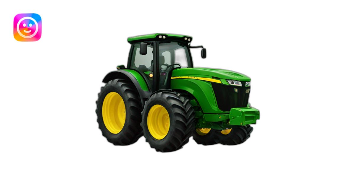Jhon deere tractor emoji | AI Emoji Generator