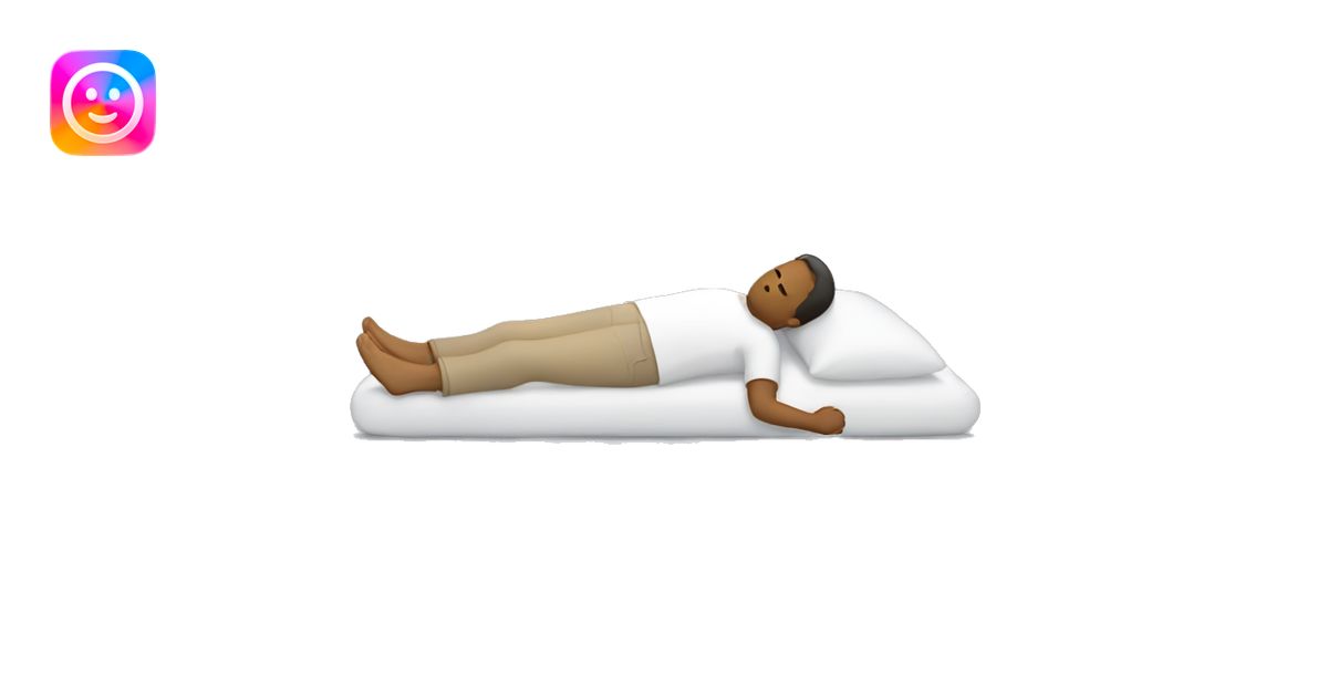 human laying down emoji | AI Emoji Generator