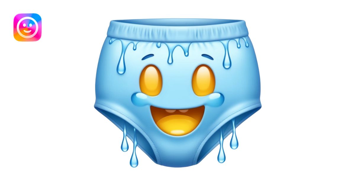 emoji underwear dripping with water emoji | AI Emoji Generator