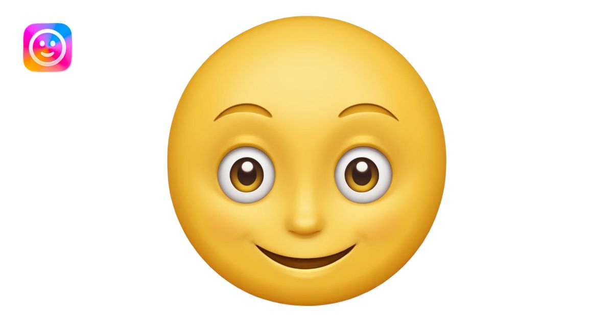 Very Chinese looking smiley face emoji | AI Emoji Generator