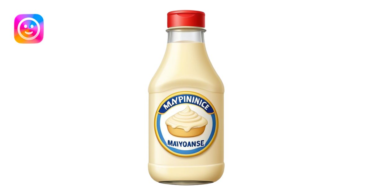 mayonnaise sauce bottle emoji | AI Emoji Generator