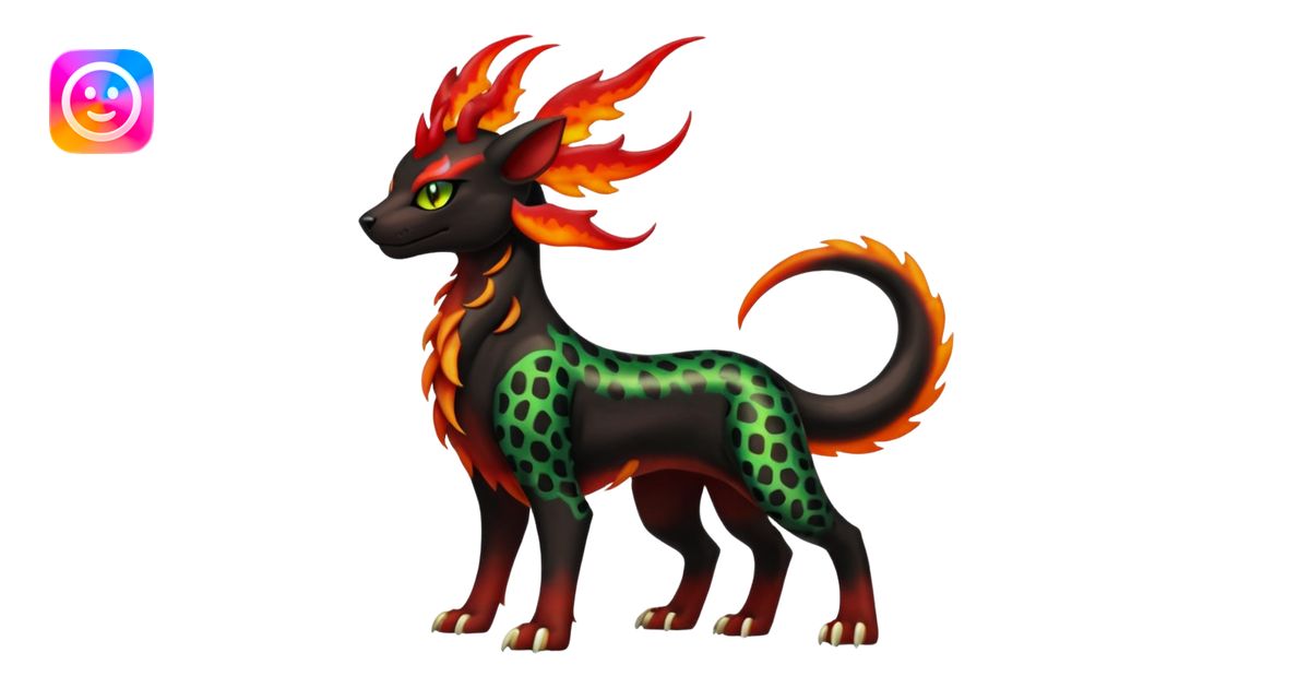Elemental Groovy Diaphanous Scaley Demonic Liepard-Houndoom-Litten ...