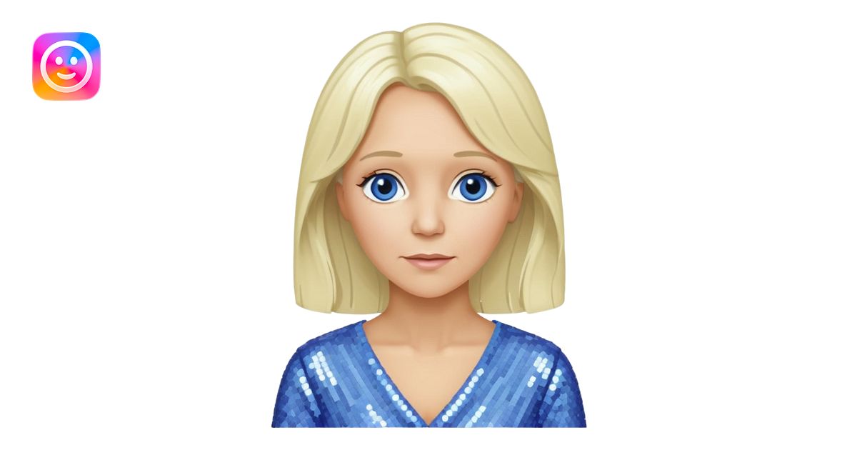 Agnetha Fältskog from ABBA with long platinum blonde hair, periwinkle ...