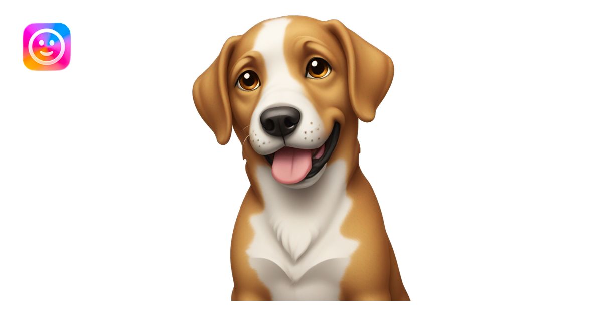 smirking dog emoji | AI Emoji Generator