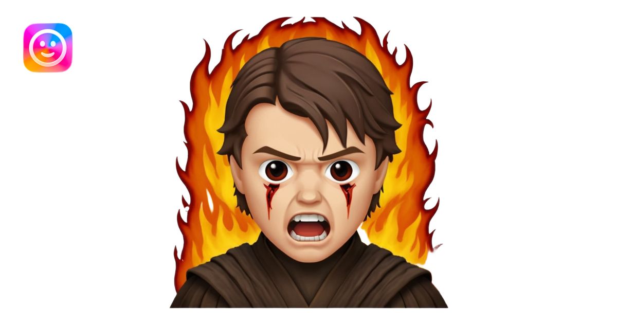 anakin skywalker nightmare scene rots emoji | AI Emoji Generator