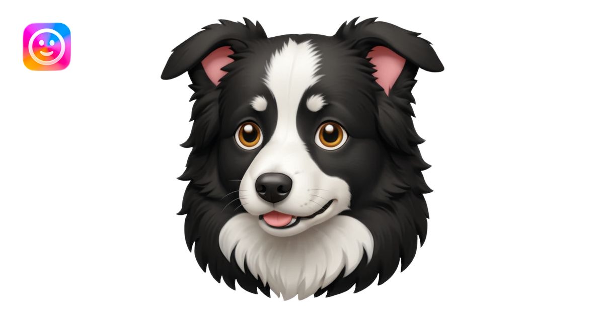 Border Collie emoji | AI Emoji Generator