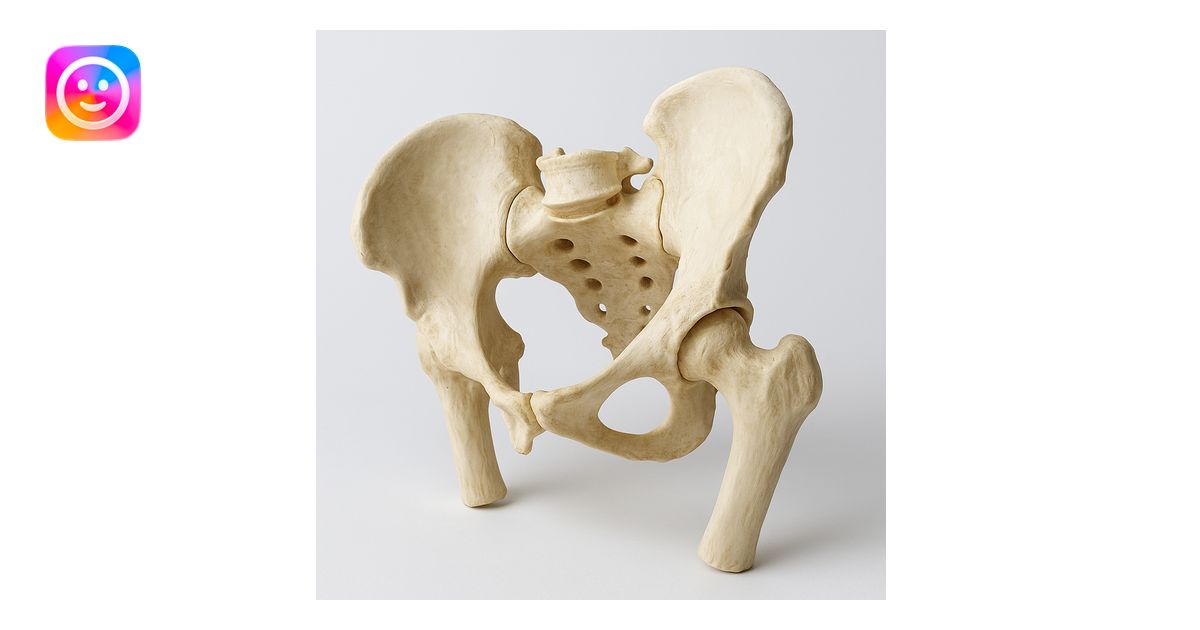 realistic human pelvis tilted, 4K image, anatomical details, very ...