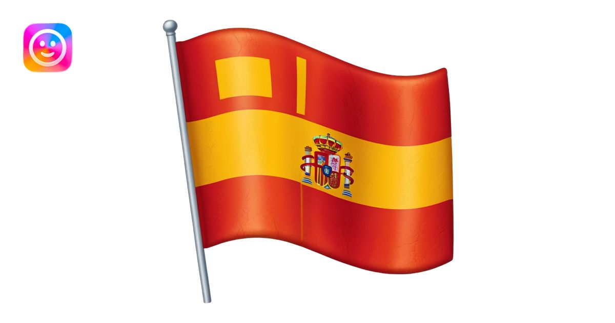 waving spain flag without stick emoji | AI Emoji Generator