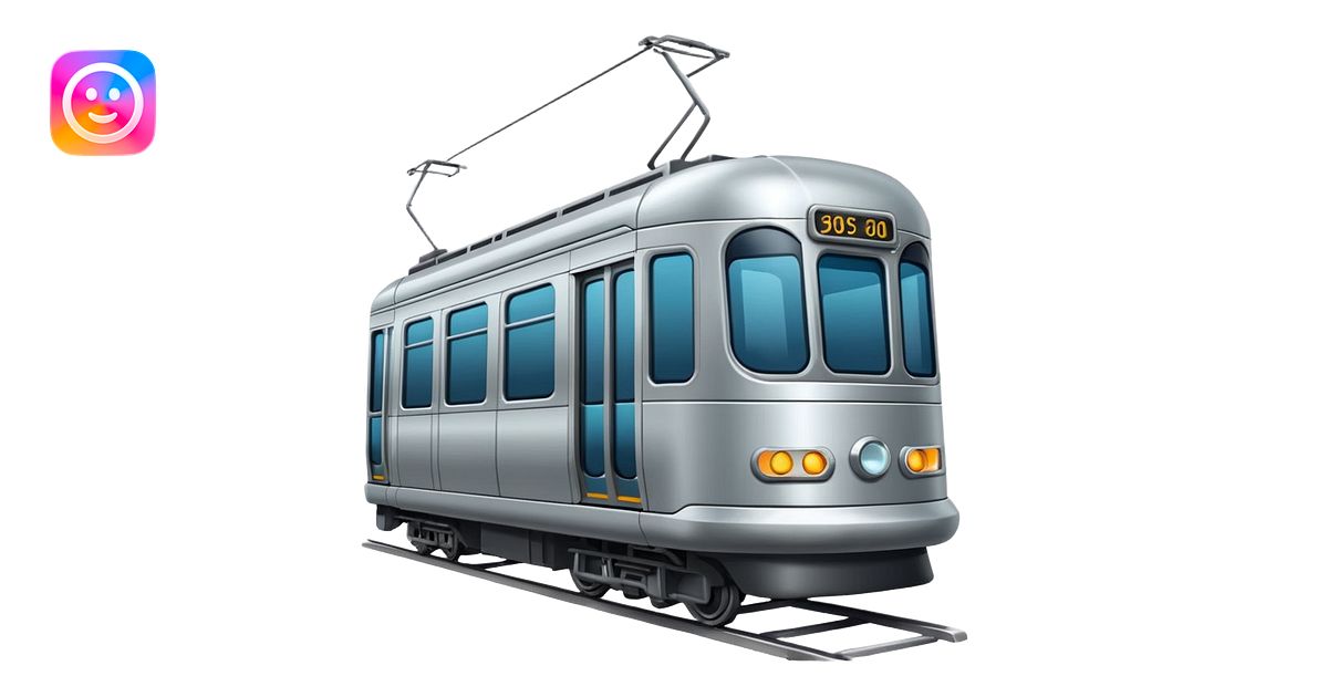 tram train emoji | AI Emoji Generator