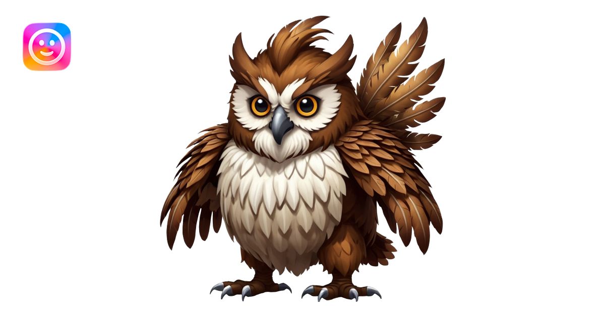 dnd 5e owlbear boss monster emoji | AI Emoji Generator