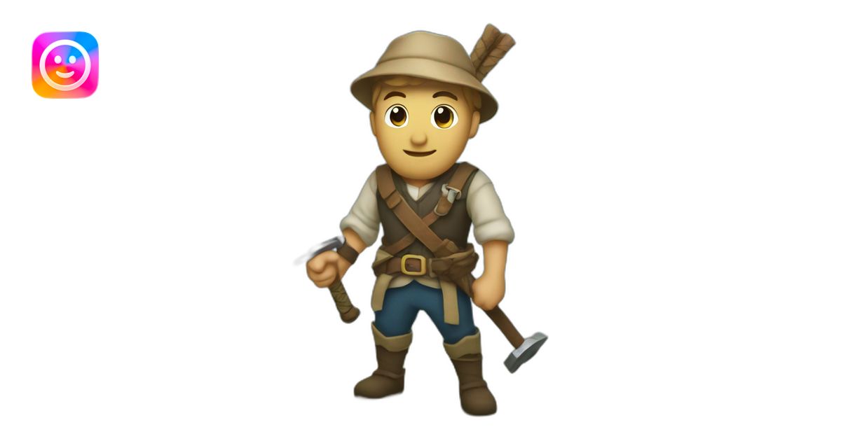 mill on an adventure holding sword emoji | AI Emoji Generator