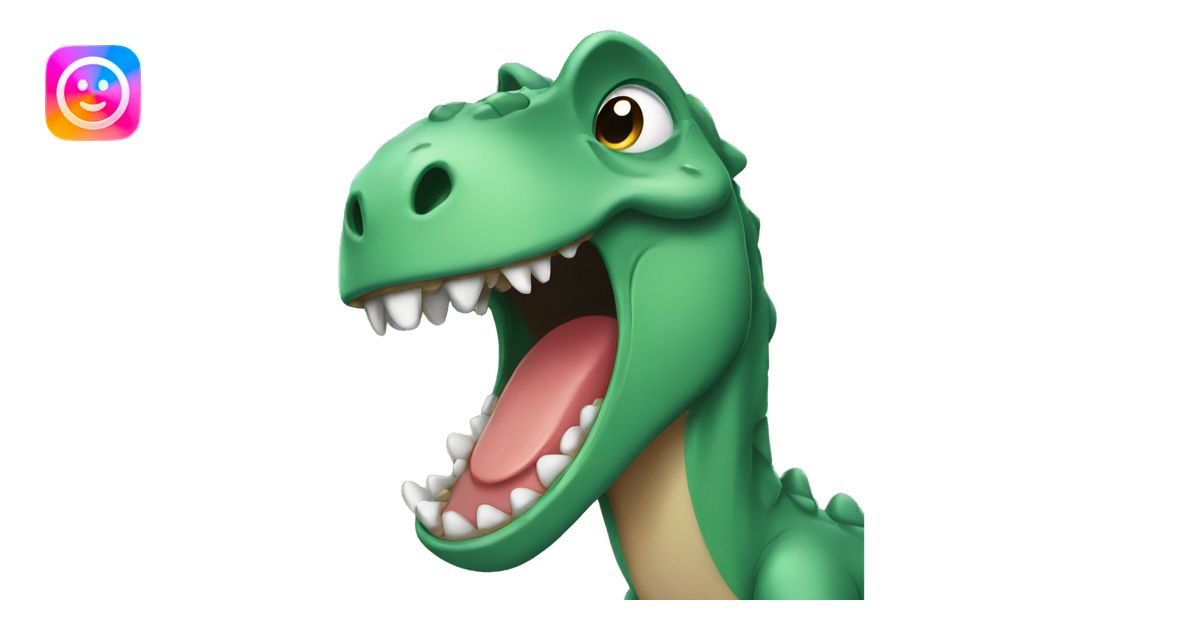 crying dinosaur emoji | AI Emoji Generator