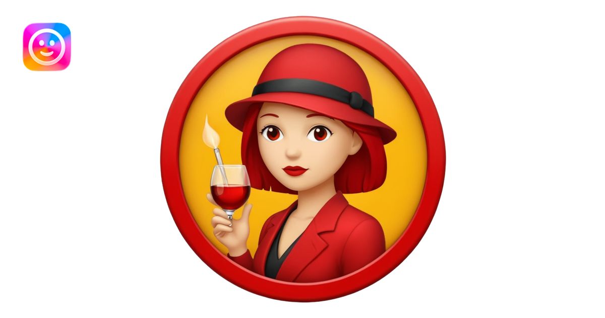 prohibition sign for female emoji | AI Emoji Generator