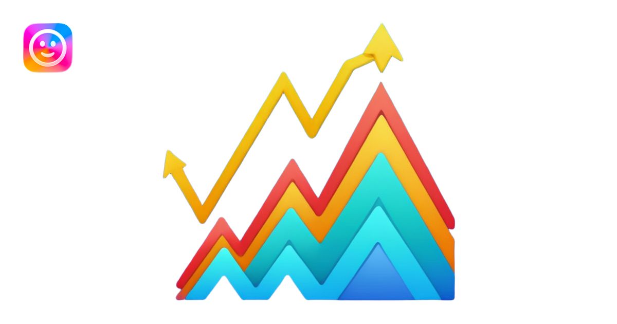 line graph up emoji | AI Emoji Generator