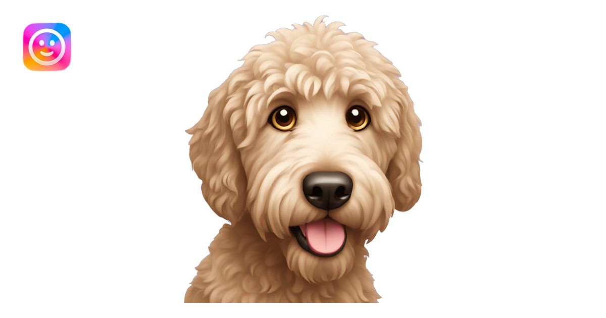 Labradoodle emoji | AI Emoji Generator
