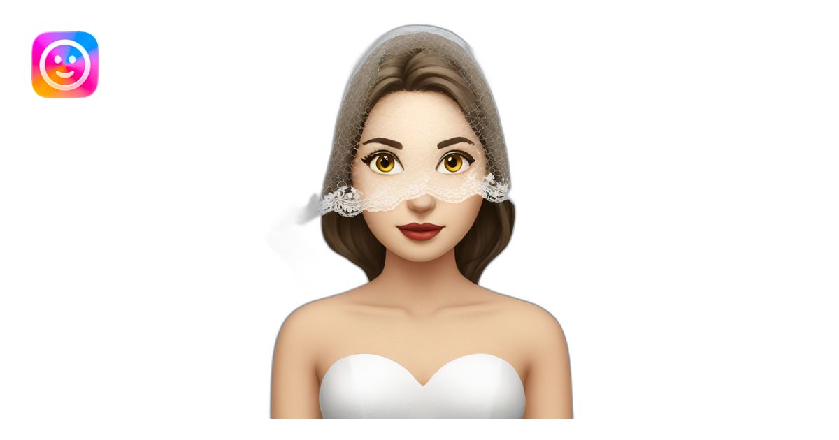 lace veil emoji | AI Emoji Generator