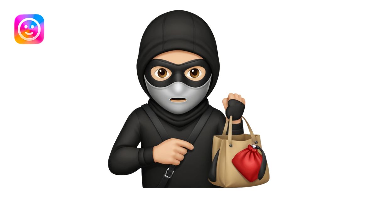 Robber emoji | AI Emoji Generator