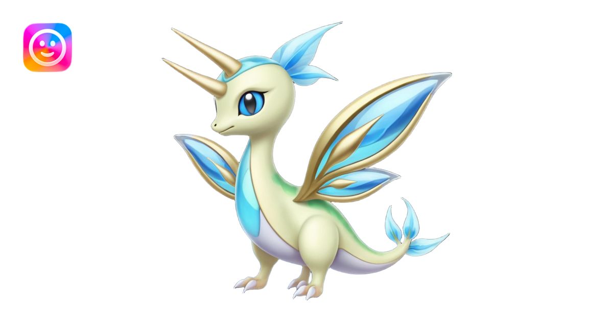 Cresselia-Celebi-Cobalion-Palkia-fusion emoji | AI Emoji Generator