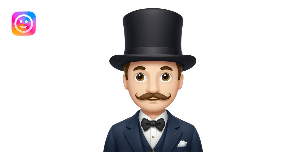 A gentleman of the high society with a moustach, a monocle, an elegant ...