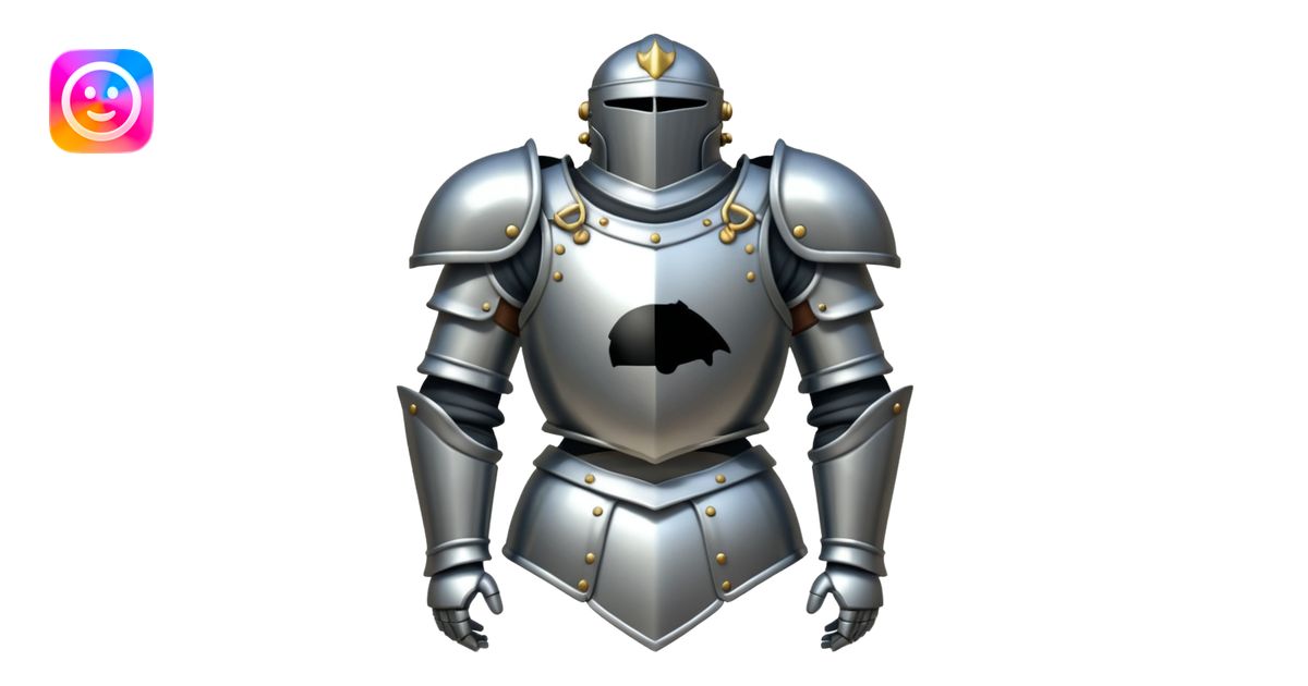 Suit of Armor on display emoji | AI Emoji Generator