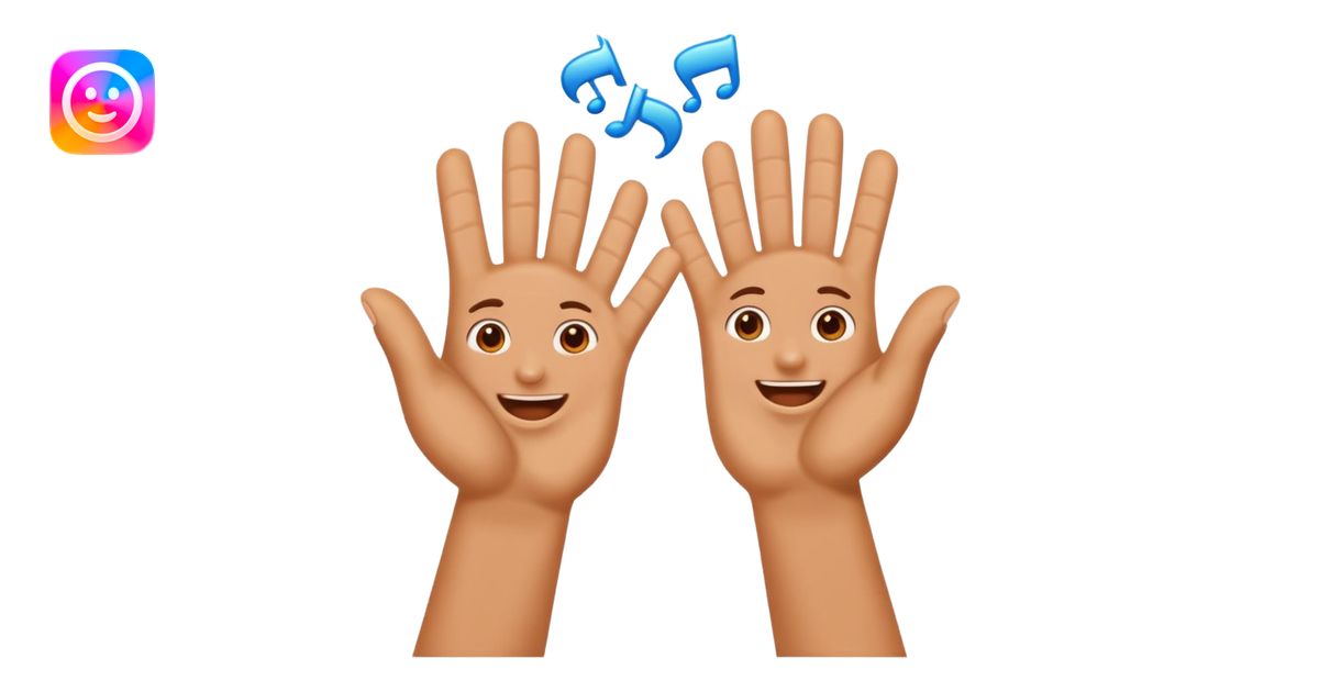 hands clapping for talent emoji | AI Emoji Generator