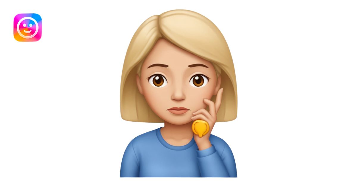 mama thinking emoji | AI Emoji Generator