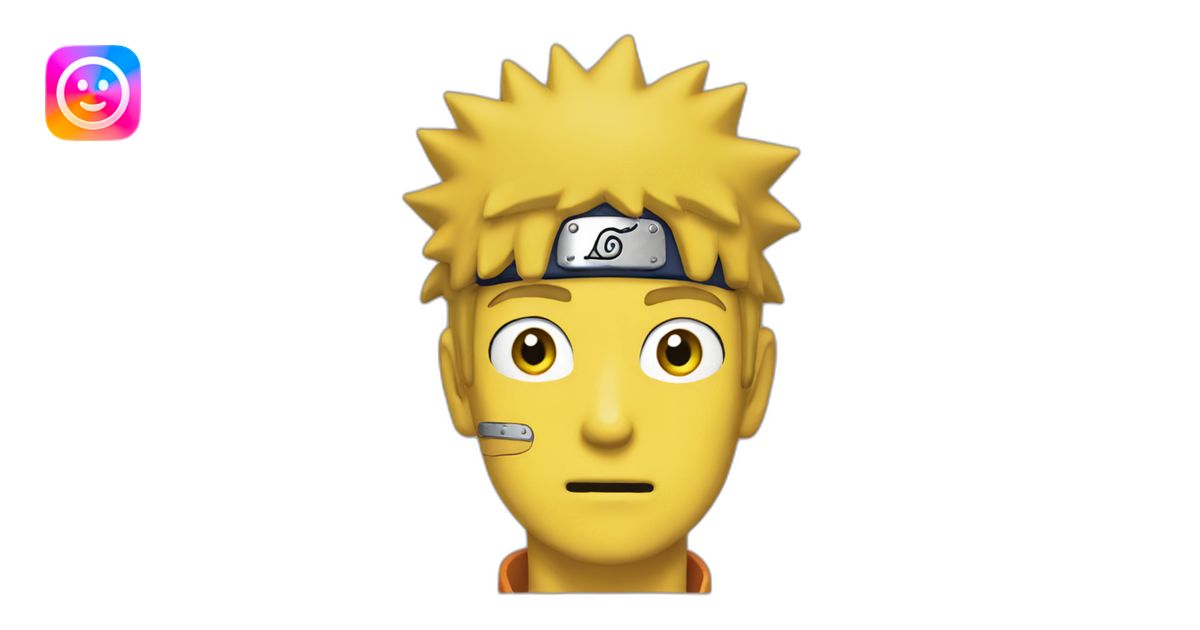 naruto in simpsons emoji | AI Emoji Generator