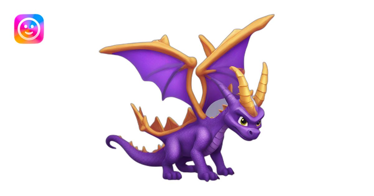 Spyro emoji | AI Emoji Generator