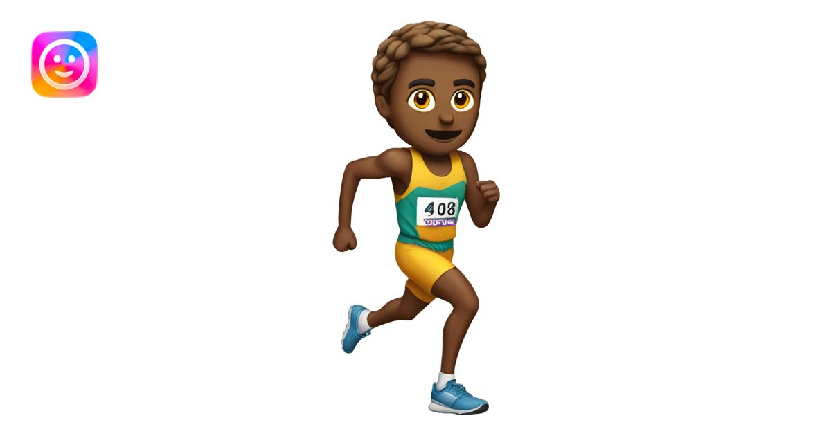 Runner desert emoji | AI Emoji Generator