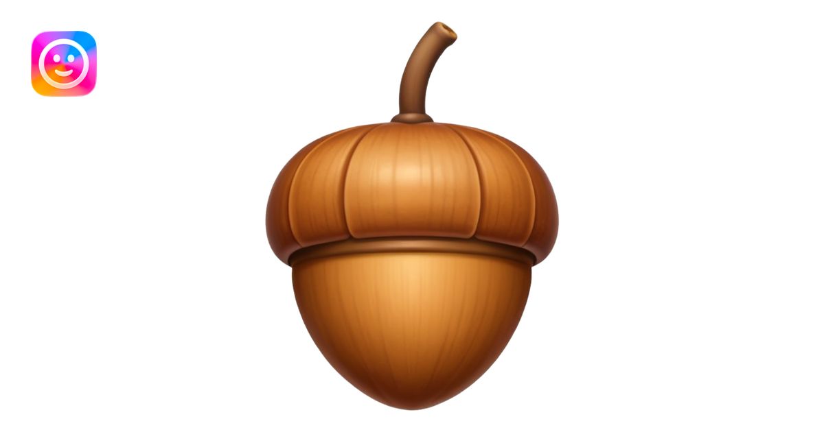 acorn emoji | AI Emoji Generator
