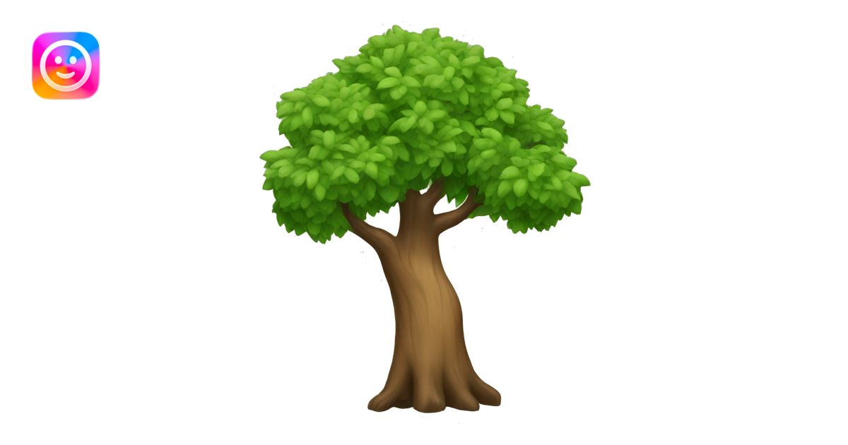 tree emoji | AI Emoji Generator