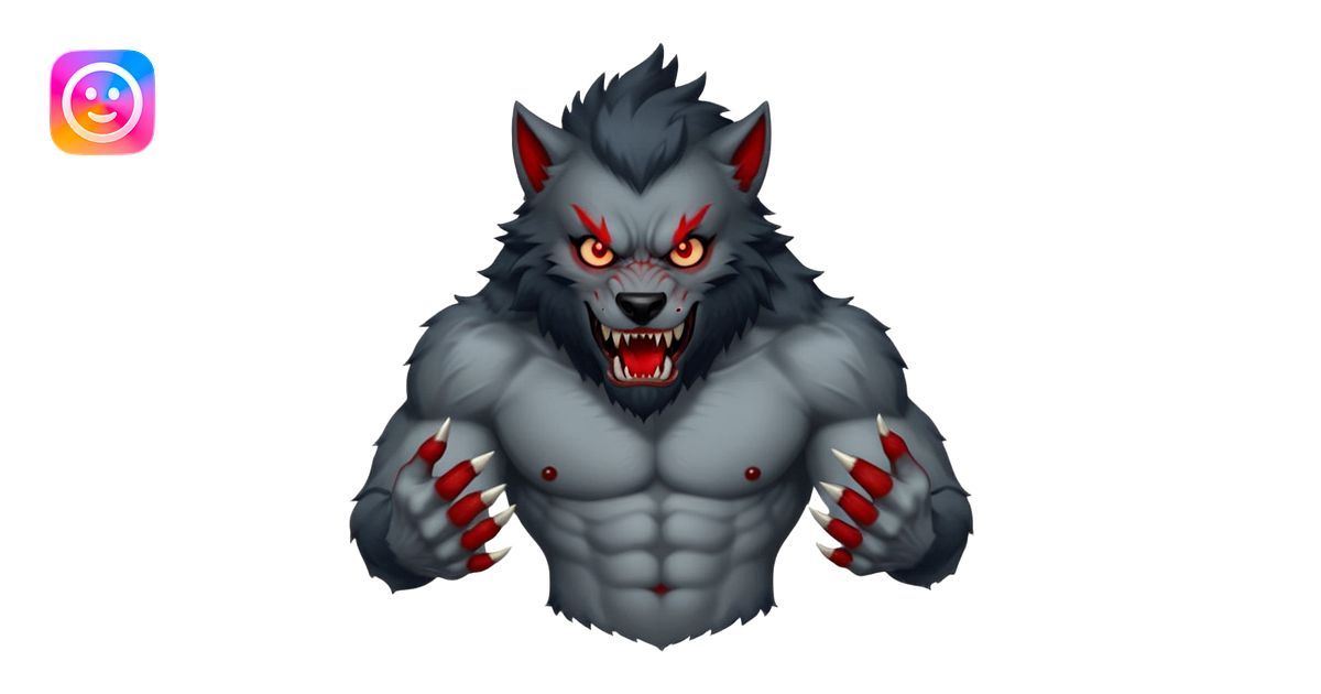 Werewolf by Night emoji | AI Emoji Generator