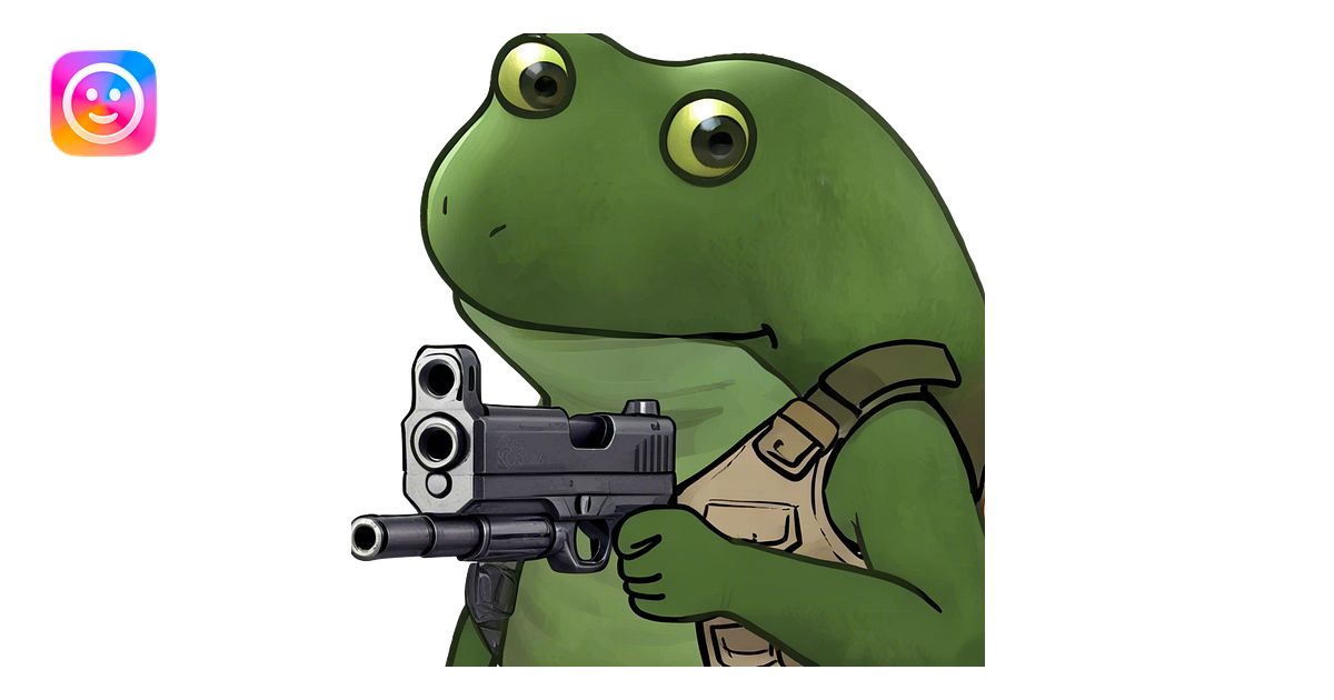 pointing a gun meme | AI Emoji Generator