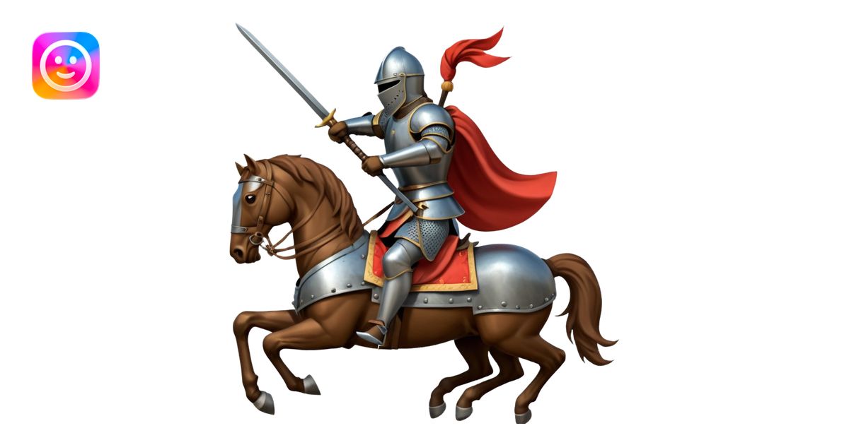 Medieval Cavalry emoji | AI Emoji Generator