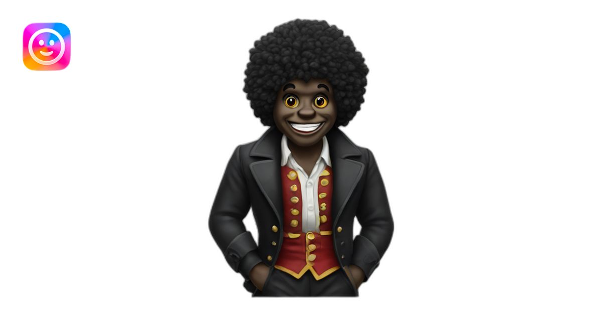 Gollywog glory emoji | AI Emoji Generator