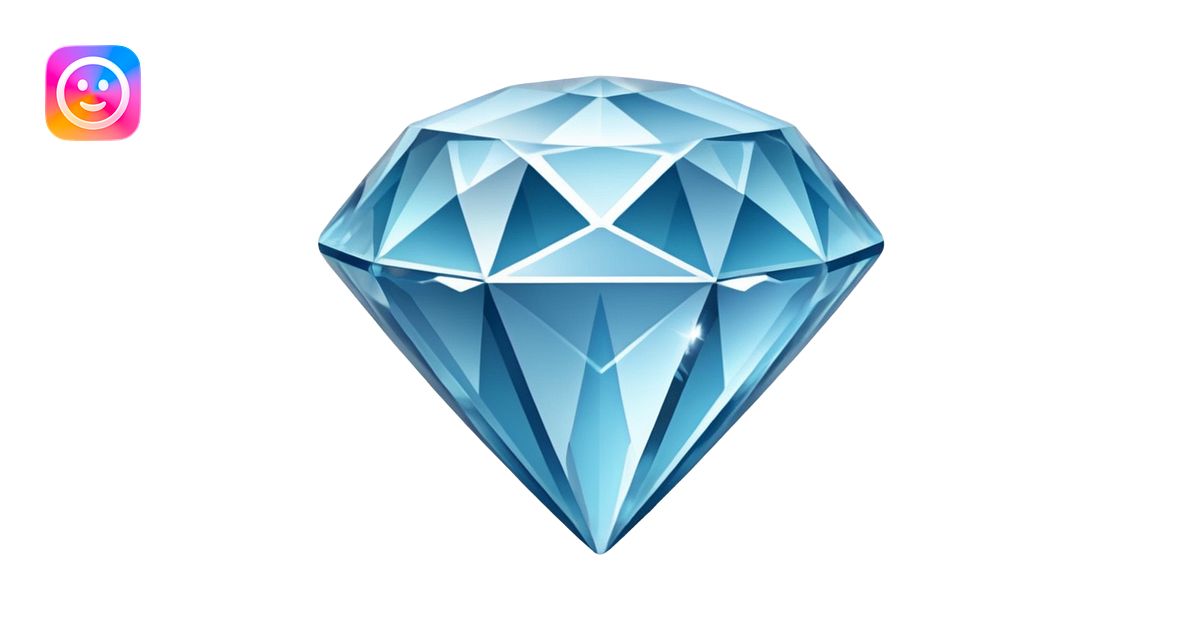 diamond in glossy circuit design emoji | AI Emoji Generator