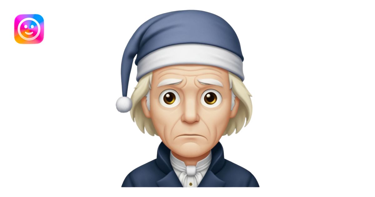 scrooge with frown emoji | AI Emoji Generator